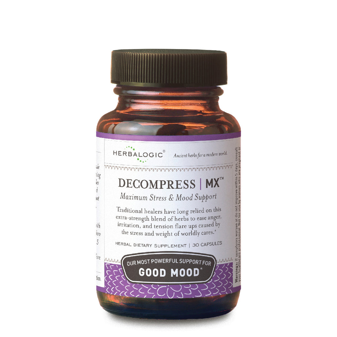 Mood Enhancer & Stress Relief – Herbalogic Decompress™ MX Capsules